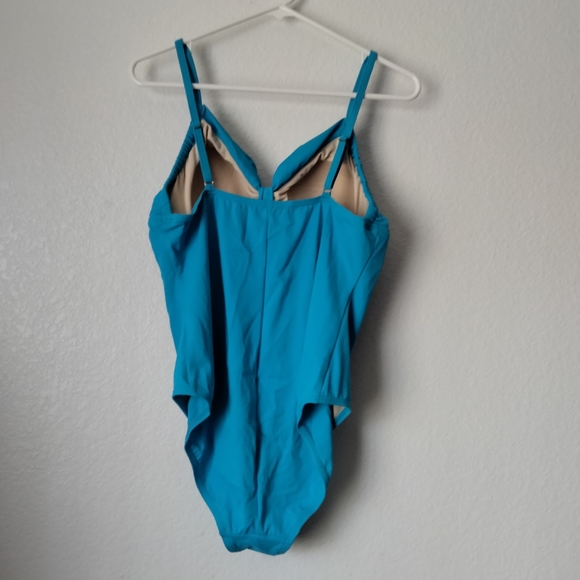 Avon | Swim | Avon Swimsuit One Piece Womens Xl Blue Knot Front | Poshmark
